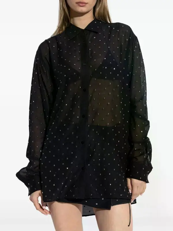 Oseree Stud-embellished Shirt