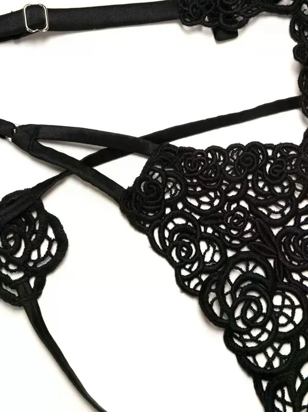 FLEUR DU MAL Guipure Bodysuit
