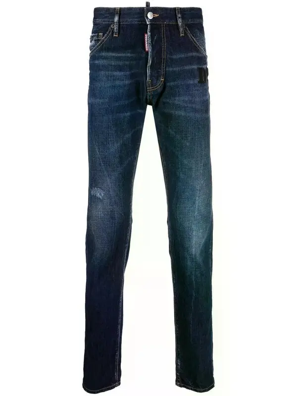Dsquared2 Slim-cut Denim Jeans - Blue
