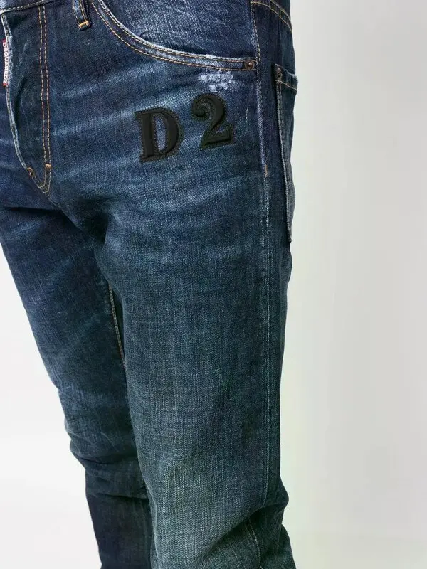 Dsquared2 Slim-cut Denim Jeans - Blue