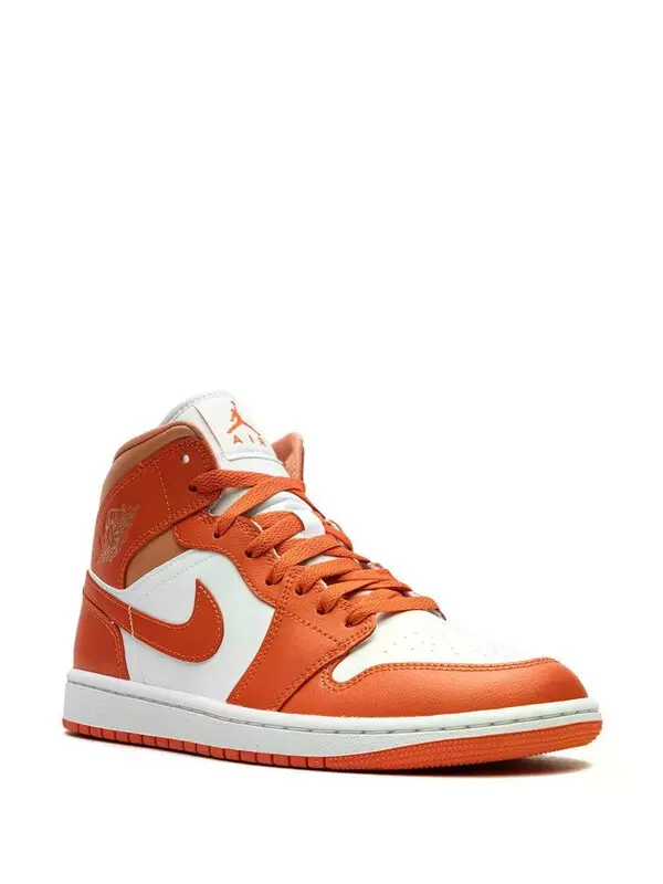 JORDAN Air 1 Mid Sneakers - Red
