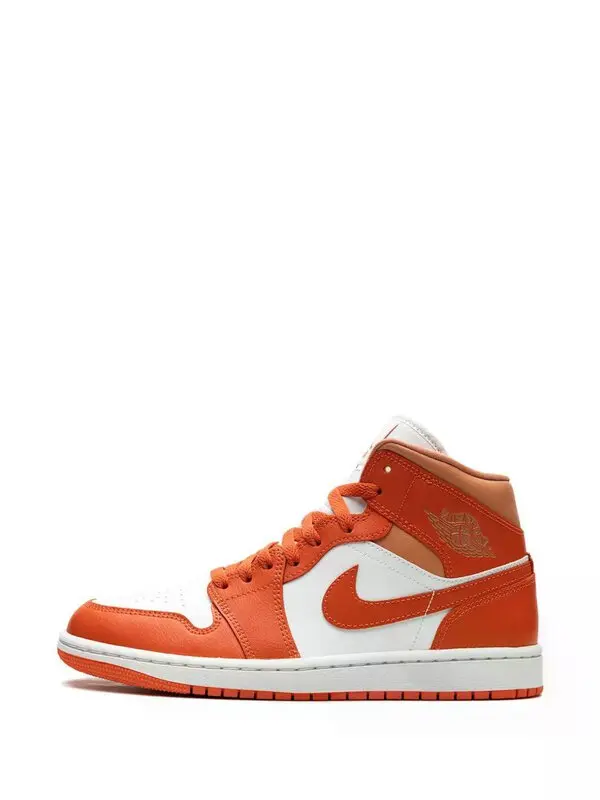 JORDAN Air 1 Mid Sneakers - Red