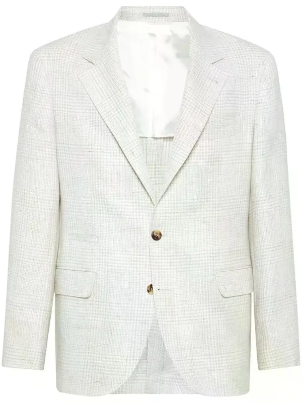 Brunello Cucinelli Checked-pattern Blazer