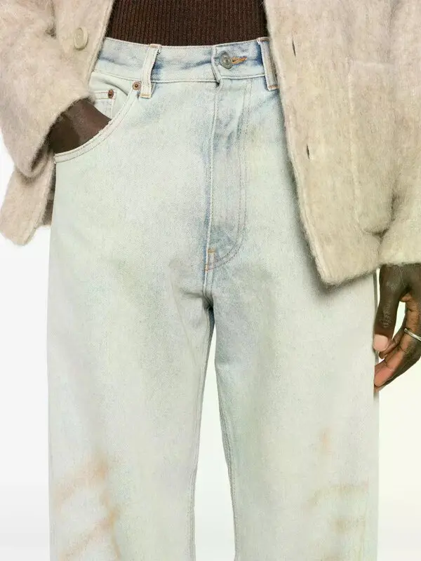 MAISON MARGIELA Light Wash Straight Leg Jeans