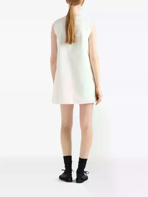 Prada V-neck Mini Dress
