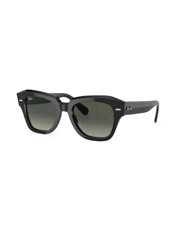 Ray-ban State Street Square-frame Sunglasses - Black