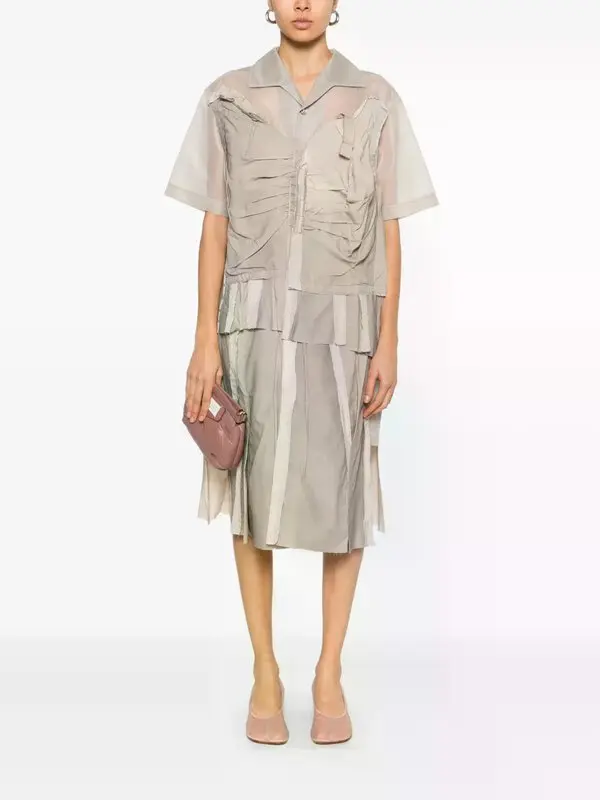 MAISON MARGIELA Paneled Midi Dress