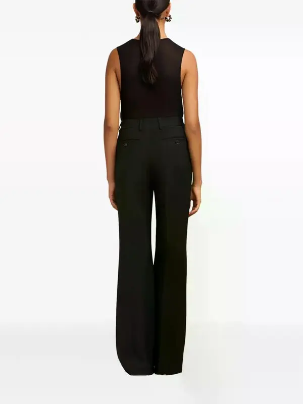 AMI Paris Flared Twill Trousers