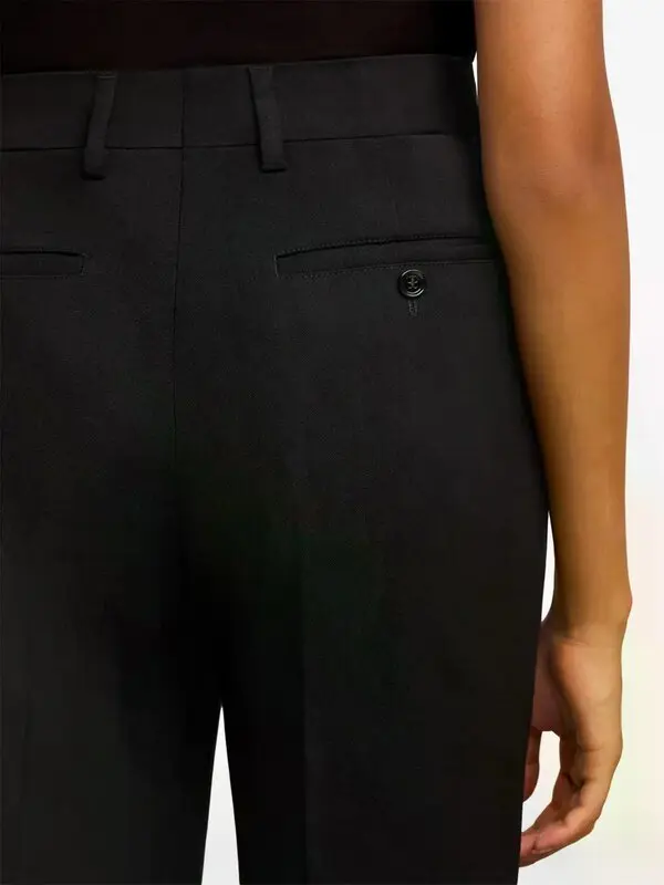 AMI Paris Flared Twill Trousers
