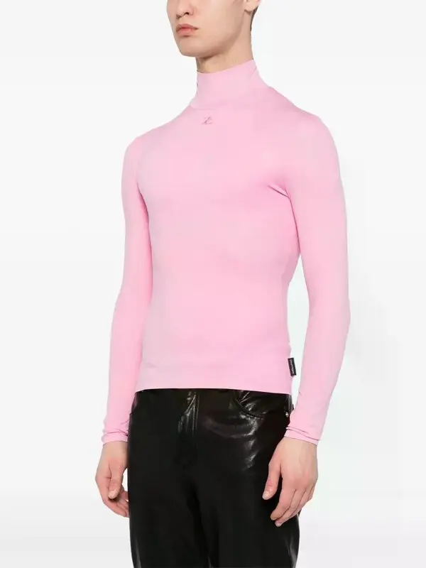 COURREGES Logo-appliqué Top