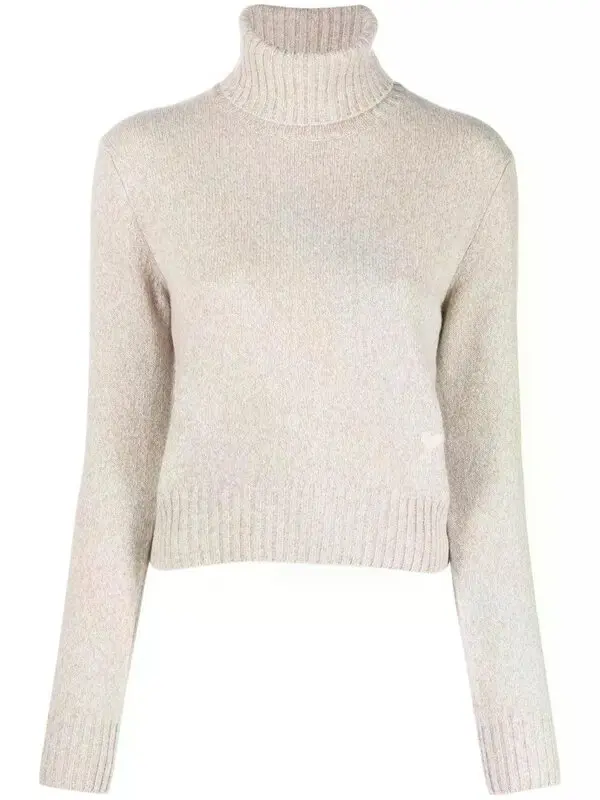 AMI Paris De Coeur Mélange-effect Jumper