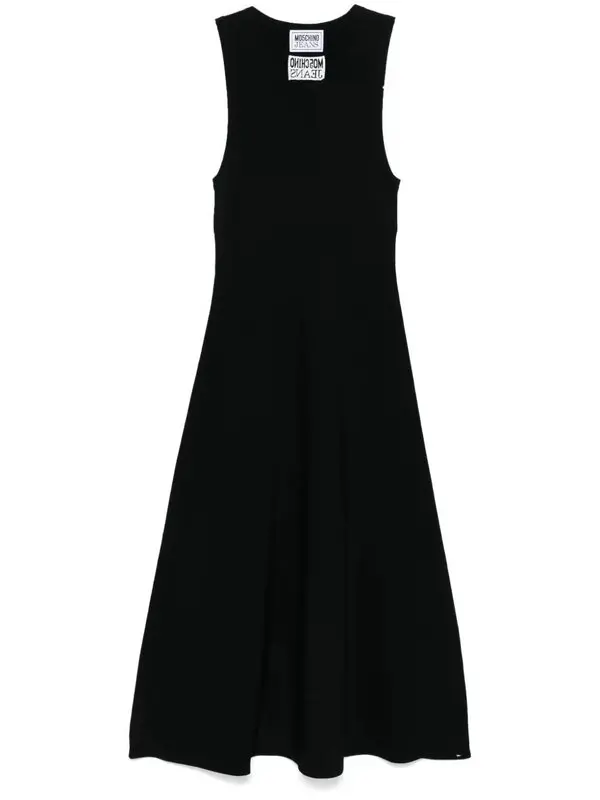 Moschino Ribbed-knit Midi Dress