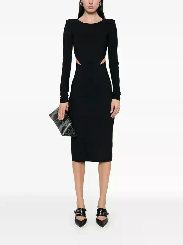 Patrizia Pepe Cut-out Midi Dress