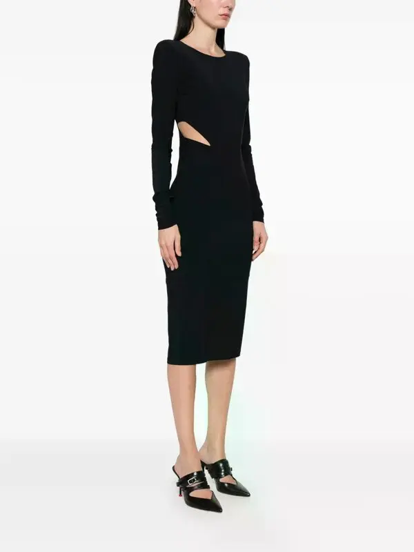 Patrizia Pepe Cut-out Midi Dress