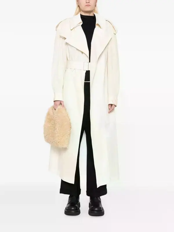 Y’s Printed Trench Coat