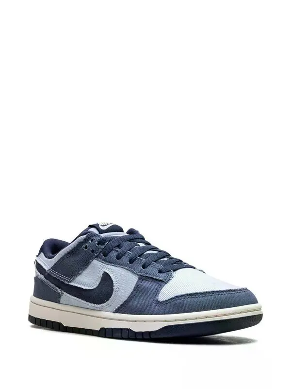 Nike Dunk Low Light Armory Denim Sneakers - Blue