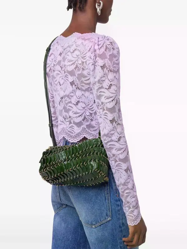 Rabanne Paco Embossed Crossbody Bag