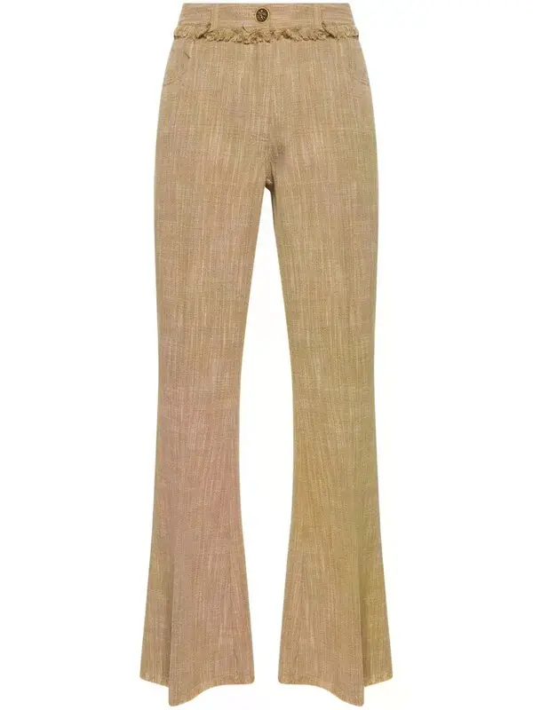 Etro Flared Cropped Trousers