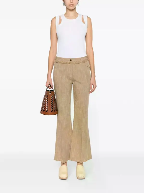 Etro Flared Cropped Trousers