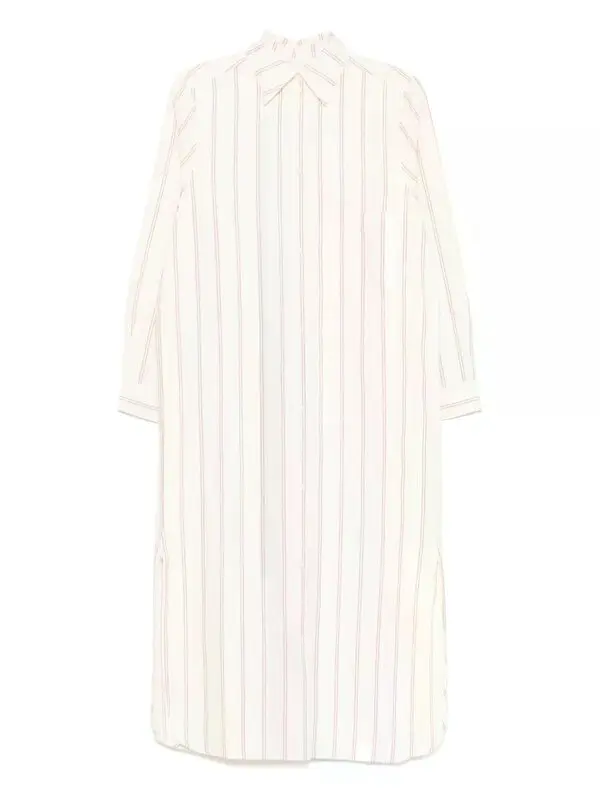 TOTEME Striped Tunic Dress - Neutrals