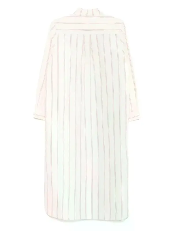 TOTEME Striped Tunic Dress - Neutrals