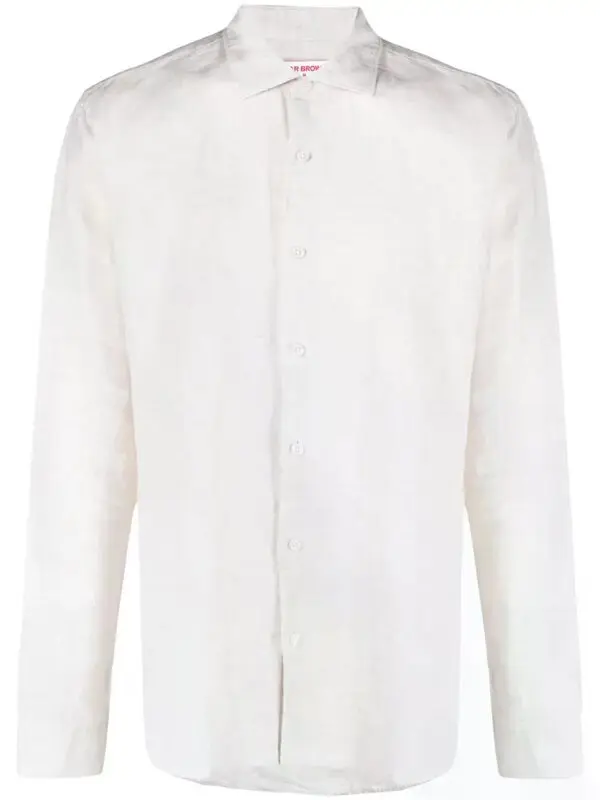 Orlebar Brown Giles Linen Shirt - Neutrals