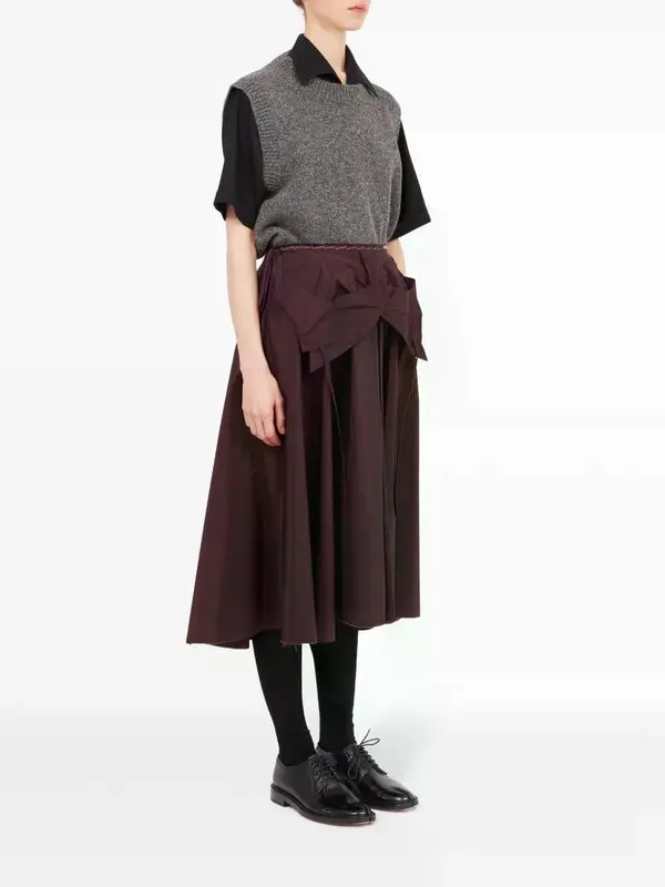 MAISON MARGIELA A-line Midi Skirt