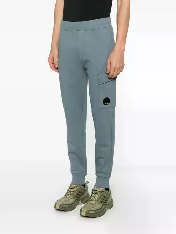 C.P. COMPANY Lens-detailed Sweatpants - Grey