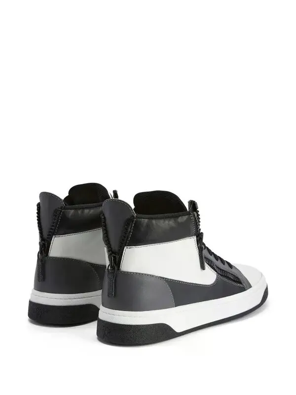 GIUSEPPE ZANOTTI Leather High-top Sneakers