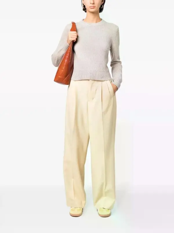 AMI Paris Wide-leg Tailored Trousers
