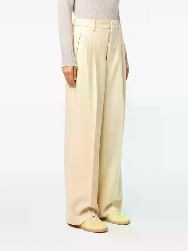 AMI Paris Wide-leg Tailored Trousers