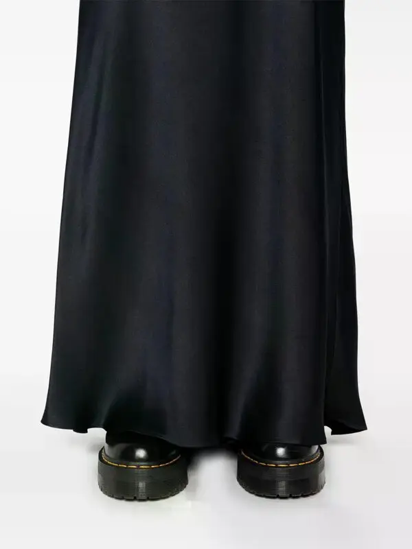 ANINE BING Silk Midi Skirt