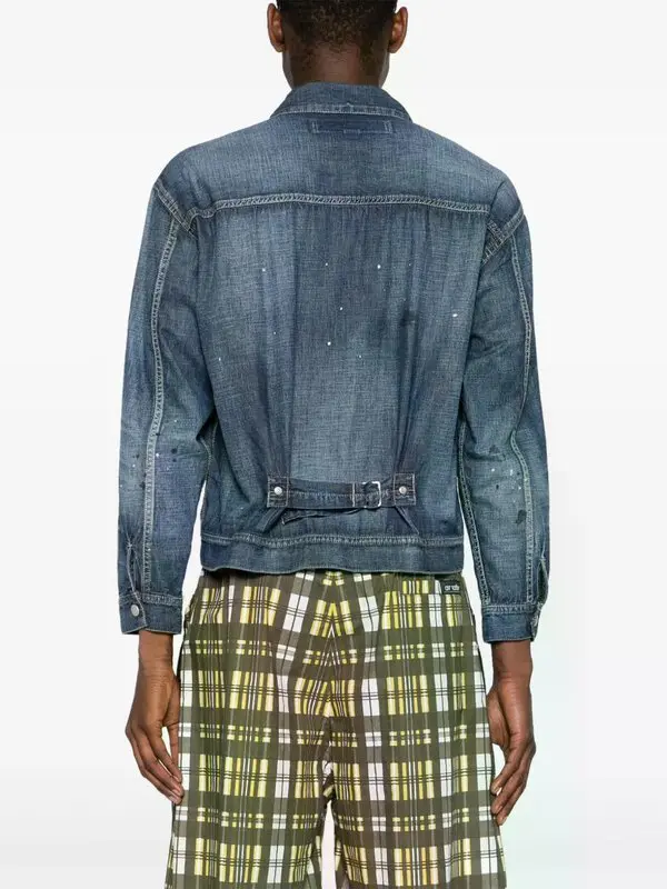NEIGHBORHOOD Paint-splatter Denim Jacket
