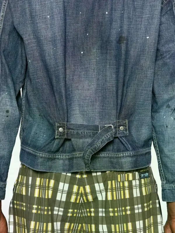 NEIGHBORHOOD Paint-splatter Denim Jacket