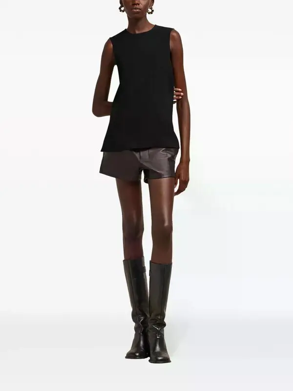 AMI Paris Crepe Tank Top