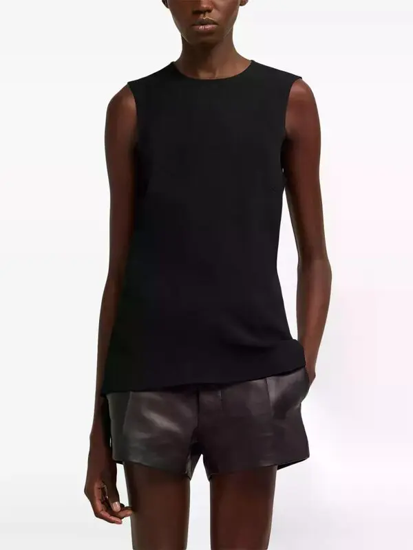 AMI Paris Crepe Tank Top