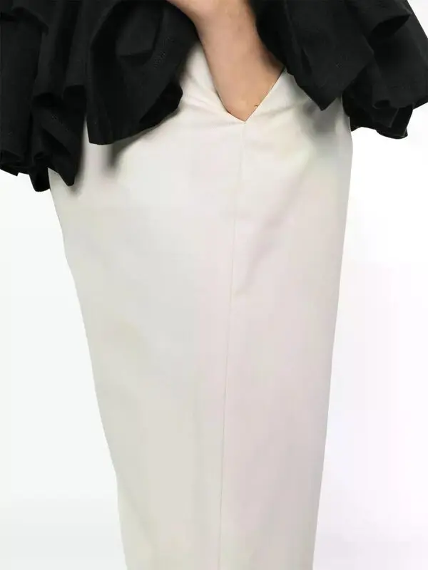 Viktor & Rolf Cropped Cotton Twill Trousers