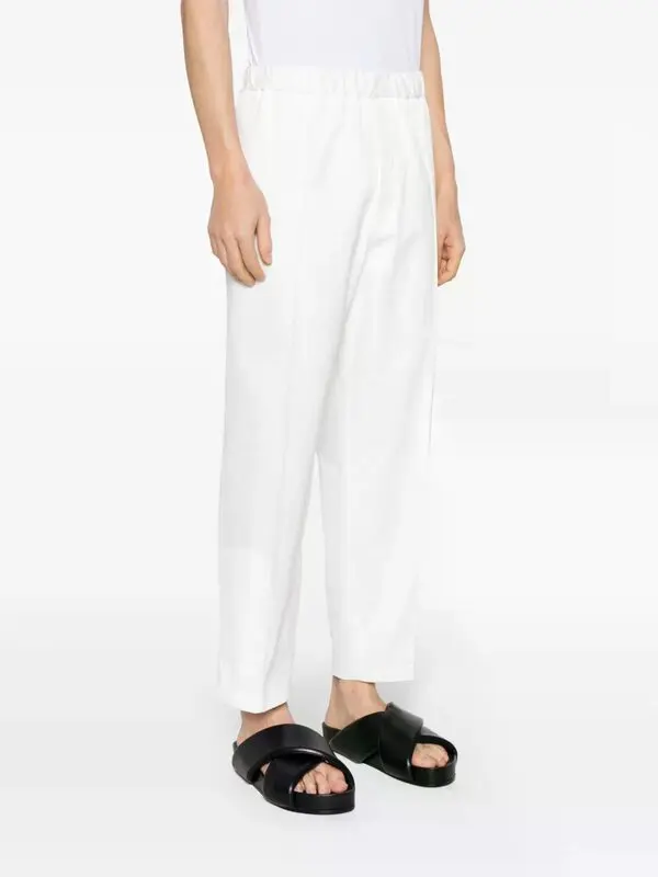 JIL SANDER Tapered-leg Cotton Trousers