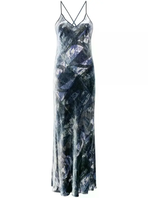 PIERRE-LOUIS MASCIA Kanpur Maxi Dress - Blue
