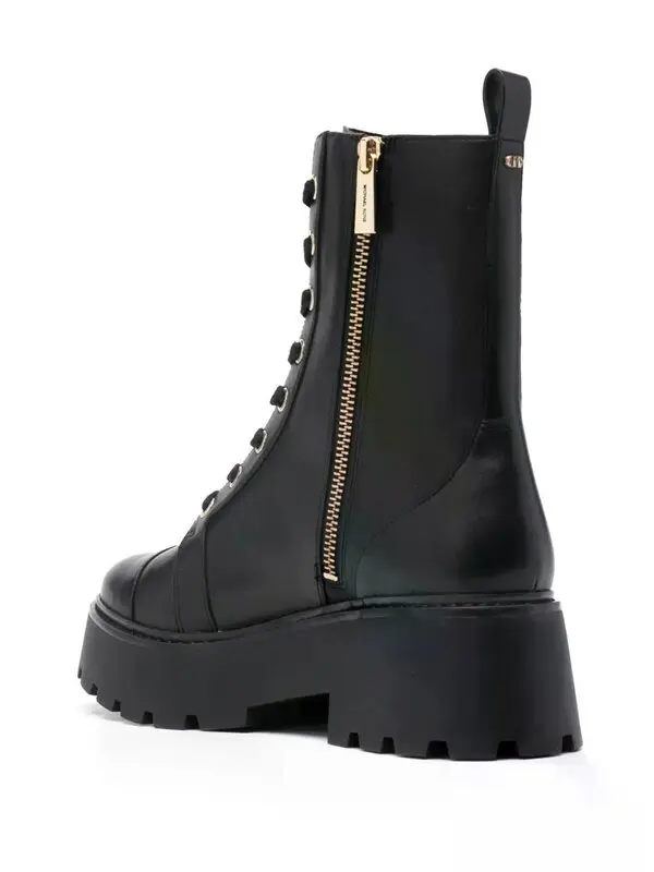 Michael Kors 50mm Blake Combat Boots - Black