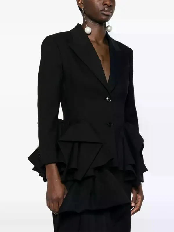 Viktor & Rolf Ruffled Peplum Blazer