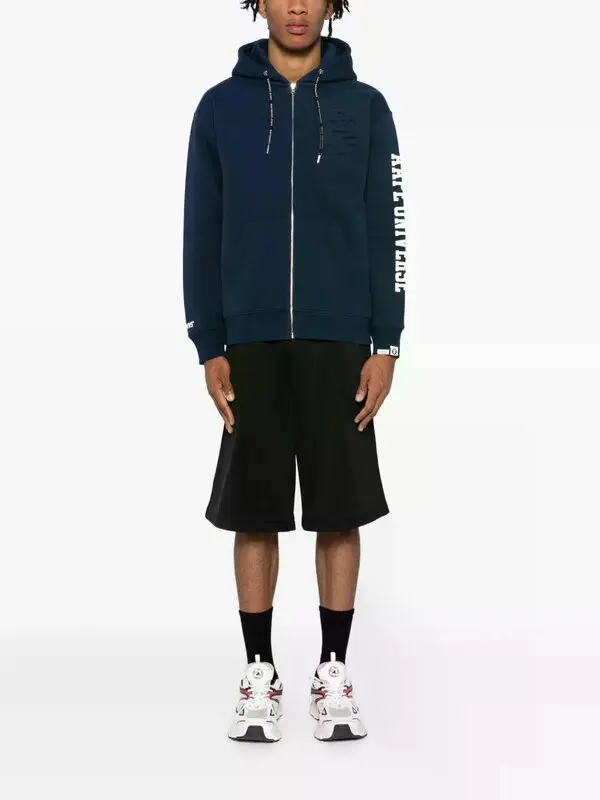AAPE BY *A BATHING APE Logo Hooded Jacket
