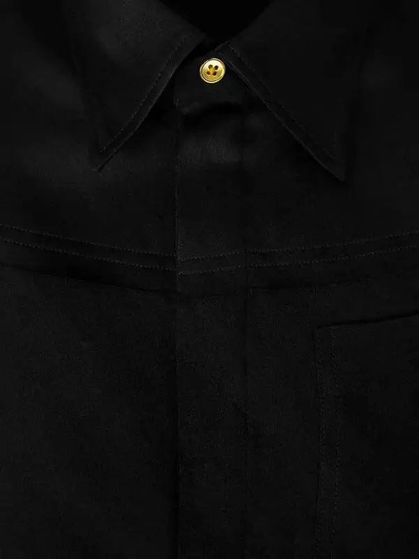AMI Paris Sleeveless Shirt - Black