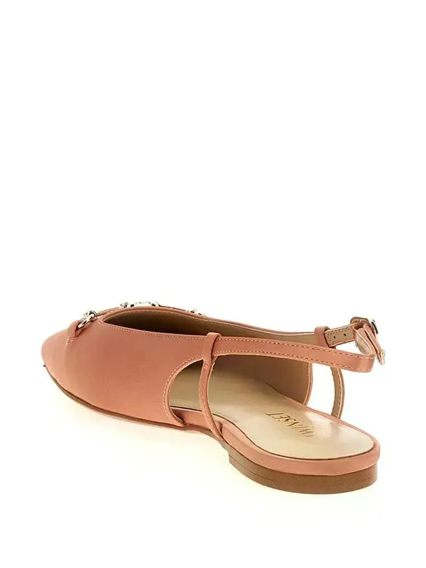 TWINSET Square-toe Ballerina Shoes - Pink
