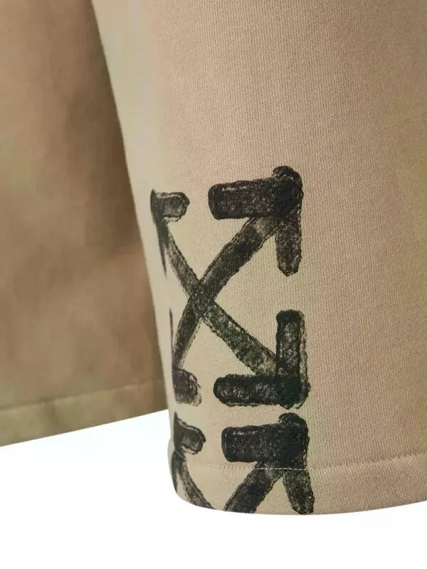 Off-White Logo-print Track Shorts