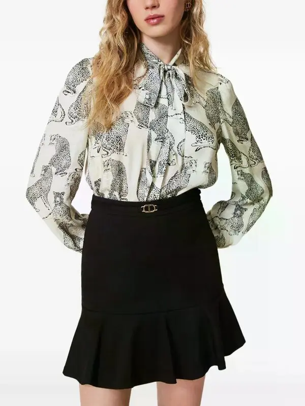 TWINSET Patterned Jacquard Shirt