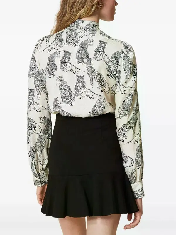 TWINSET Patterned Jacquard Shirt