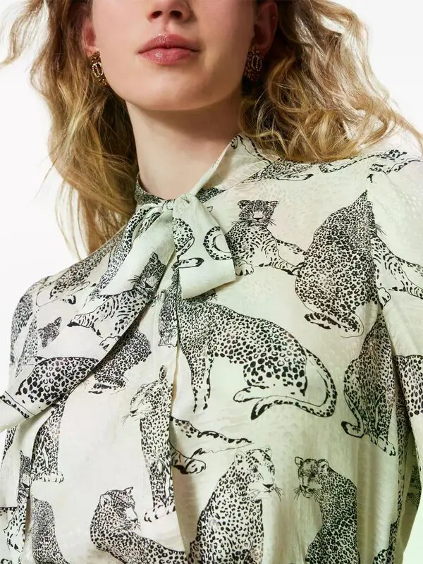 TWINSET Patterned Jacquard Shirt