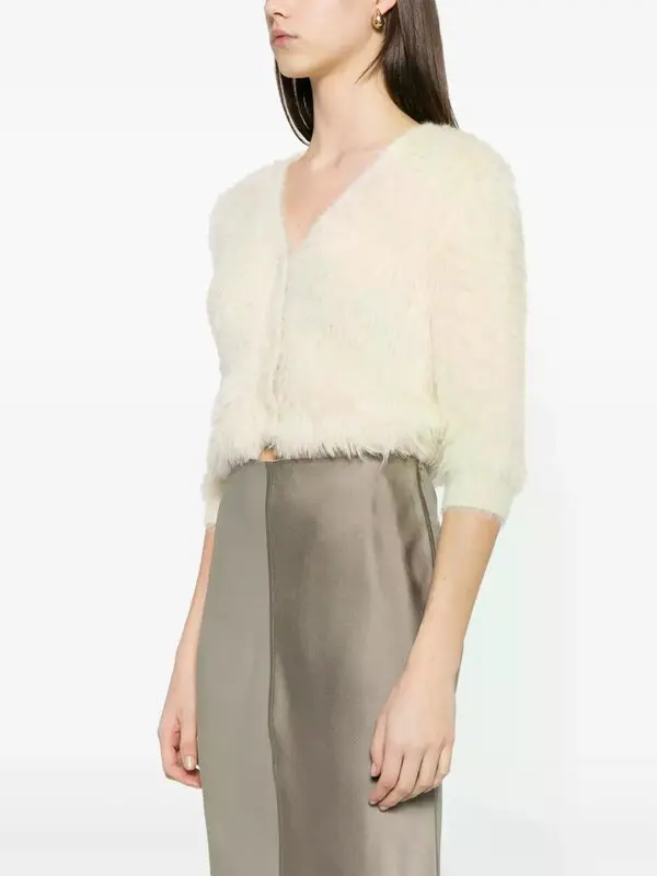 AMI Paris Satin Midi Skirt