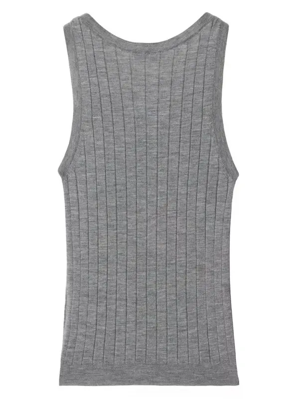 Burberry Intarsia-logo Cashmere Vest